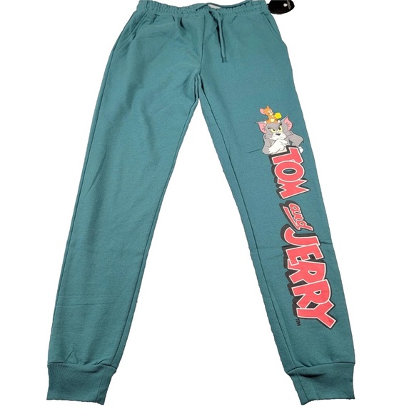 Pants | Tom Jerry Pants Unisex 3xl Teal Cartoon Joggers Warner Bros ...